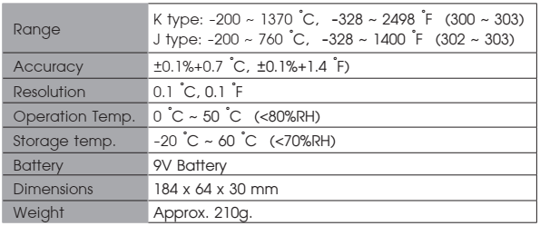 Thermometer (K Type, K J Type) (เครื่องวัดค่าอุณหภูมิ)